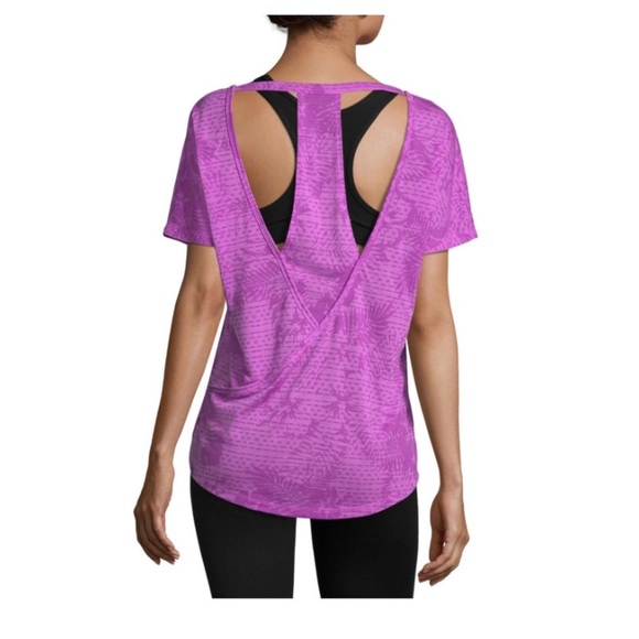 Xersion | Tops | Xersion Studio Cutout Layered Back Tee Shirt | Poshmark